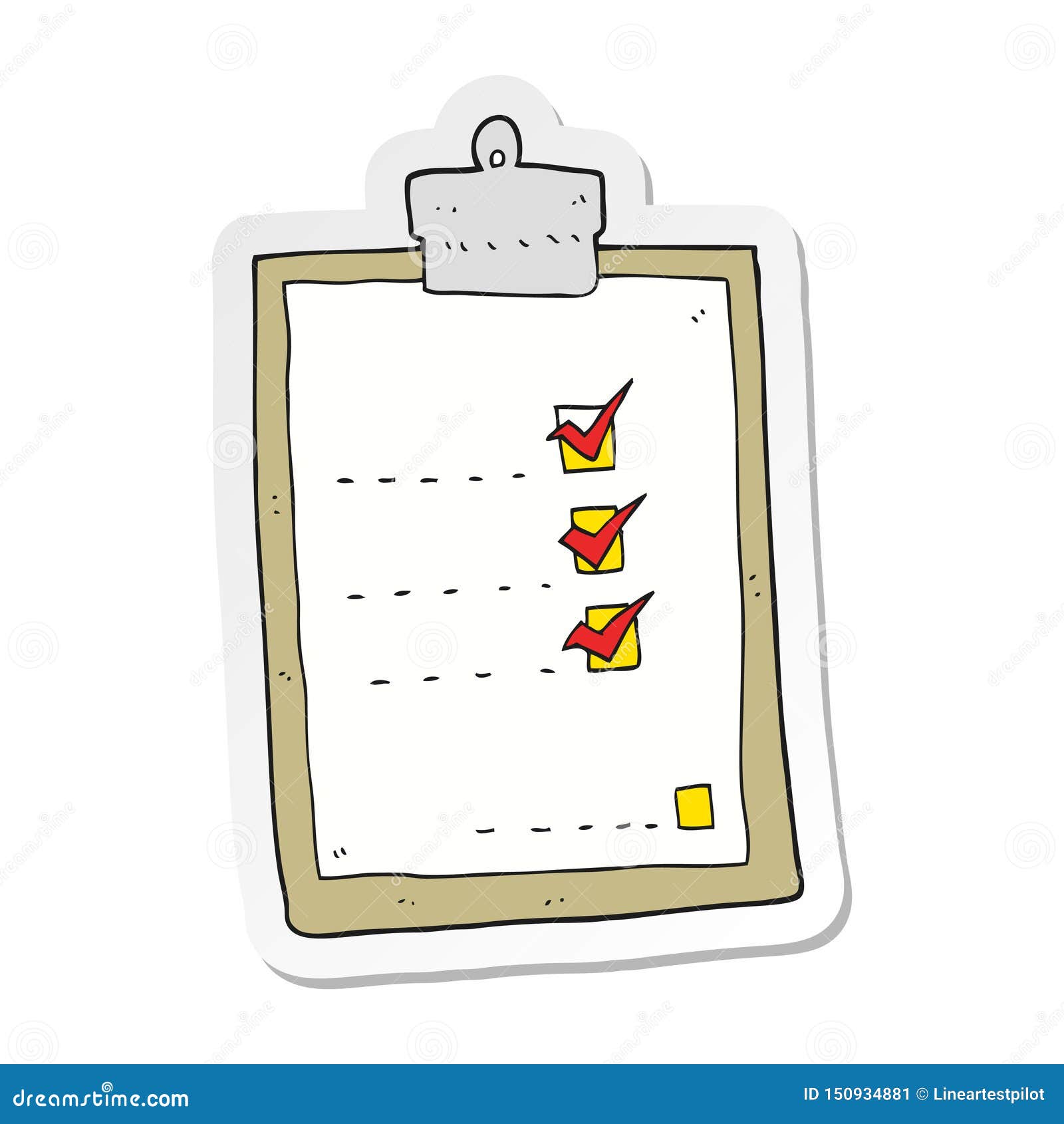 Cartoon Check Mark Icon In Comic Style. Approved Illustration Pi ...