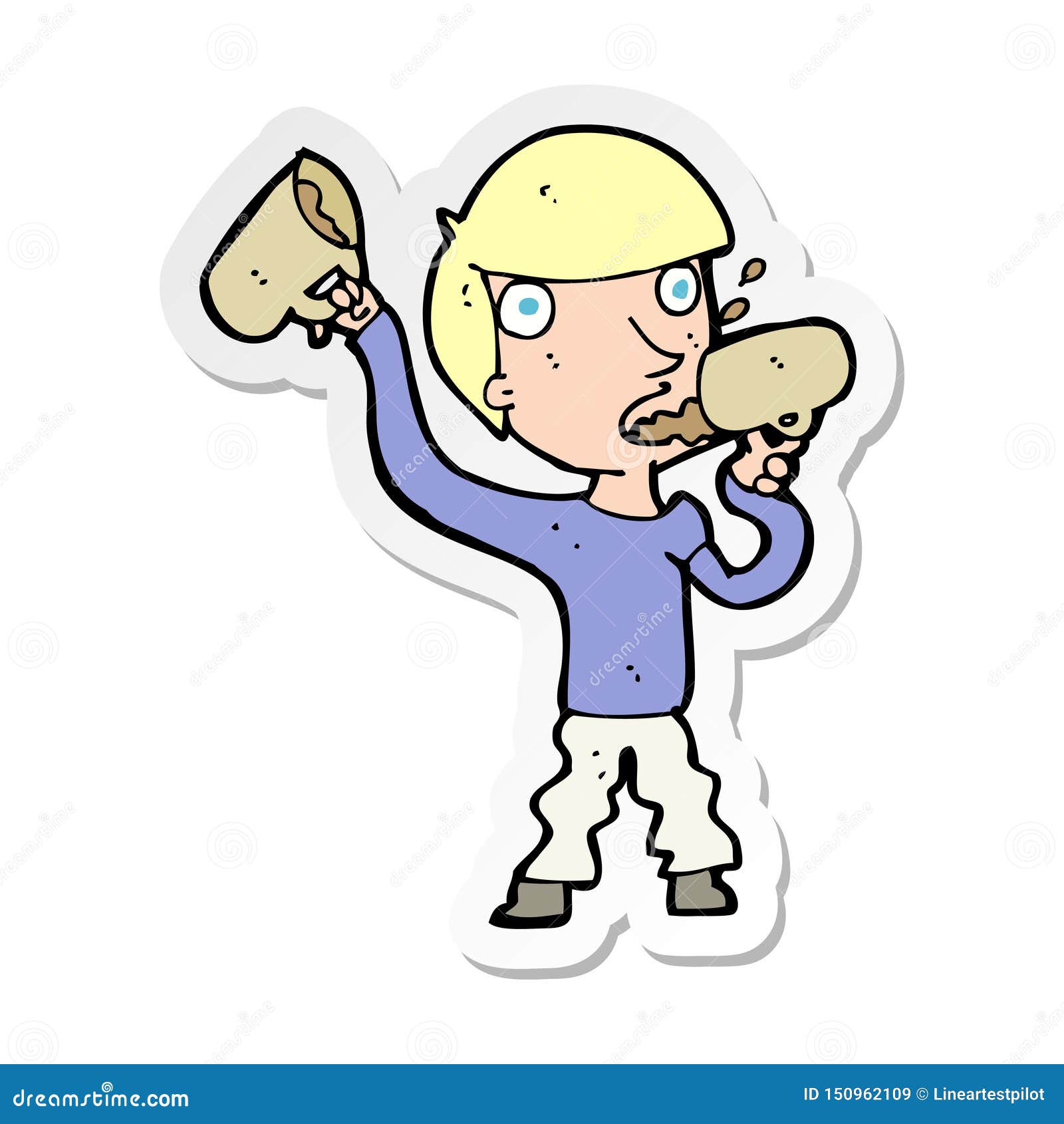 Cartoon Man Drinking Beer Stock Illustrations – 677 Cartoon Man ...