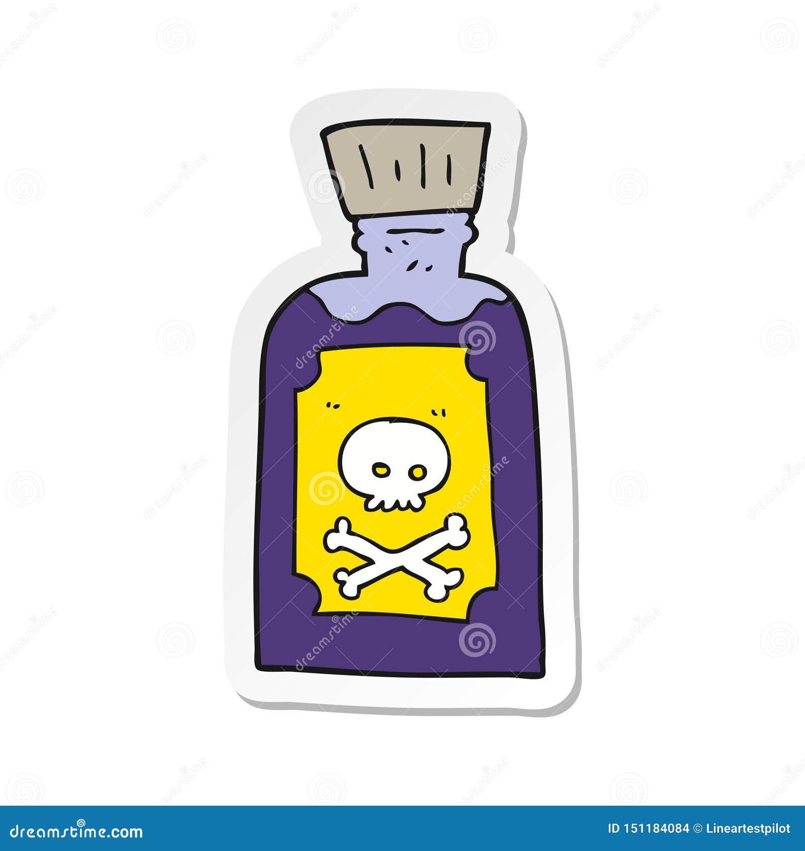 Cartoon Of Poison-Dart Frog. Coloring Page Vector Illustration ...