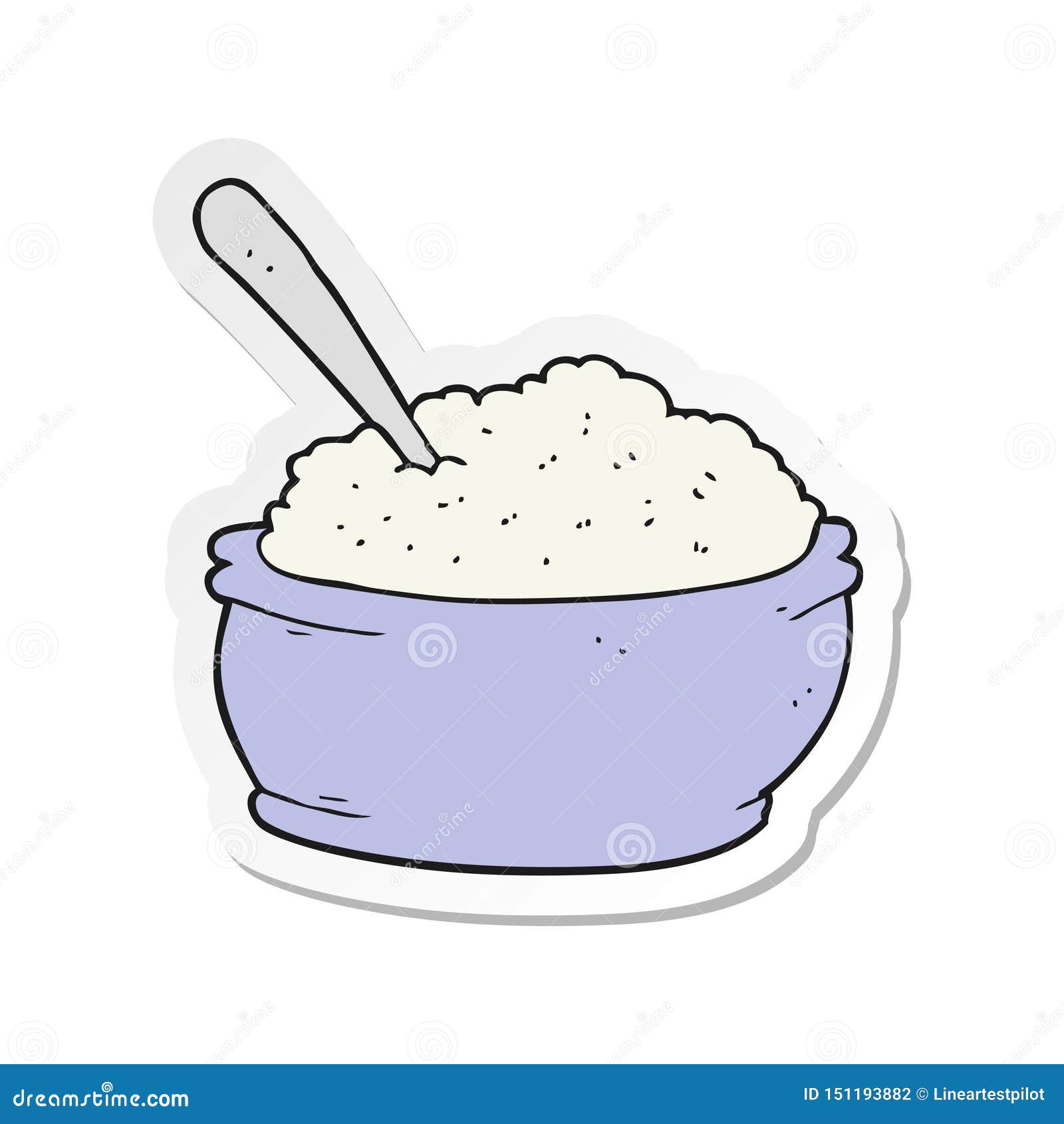 A Creative Sticker of a Cartoon Sugar Bowl Stock Vector - Illustration ...