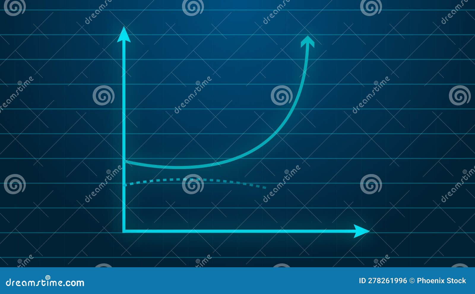 Creative Stock Exchange Graph Animation in High Resolution. Stock ...