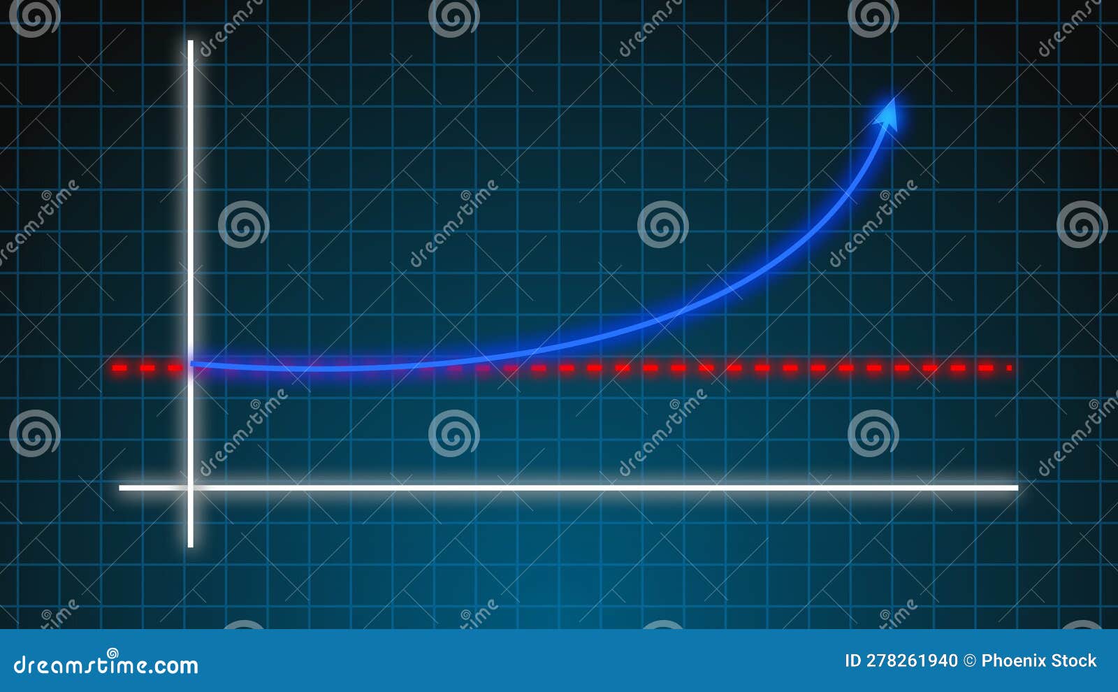 Creative Stock Exchange Graph, Return on Investment Graph Animation ...