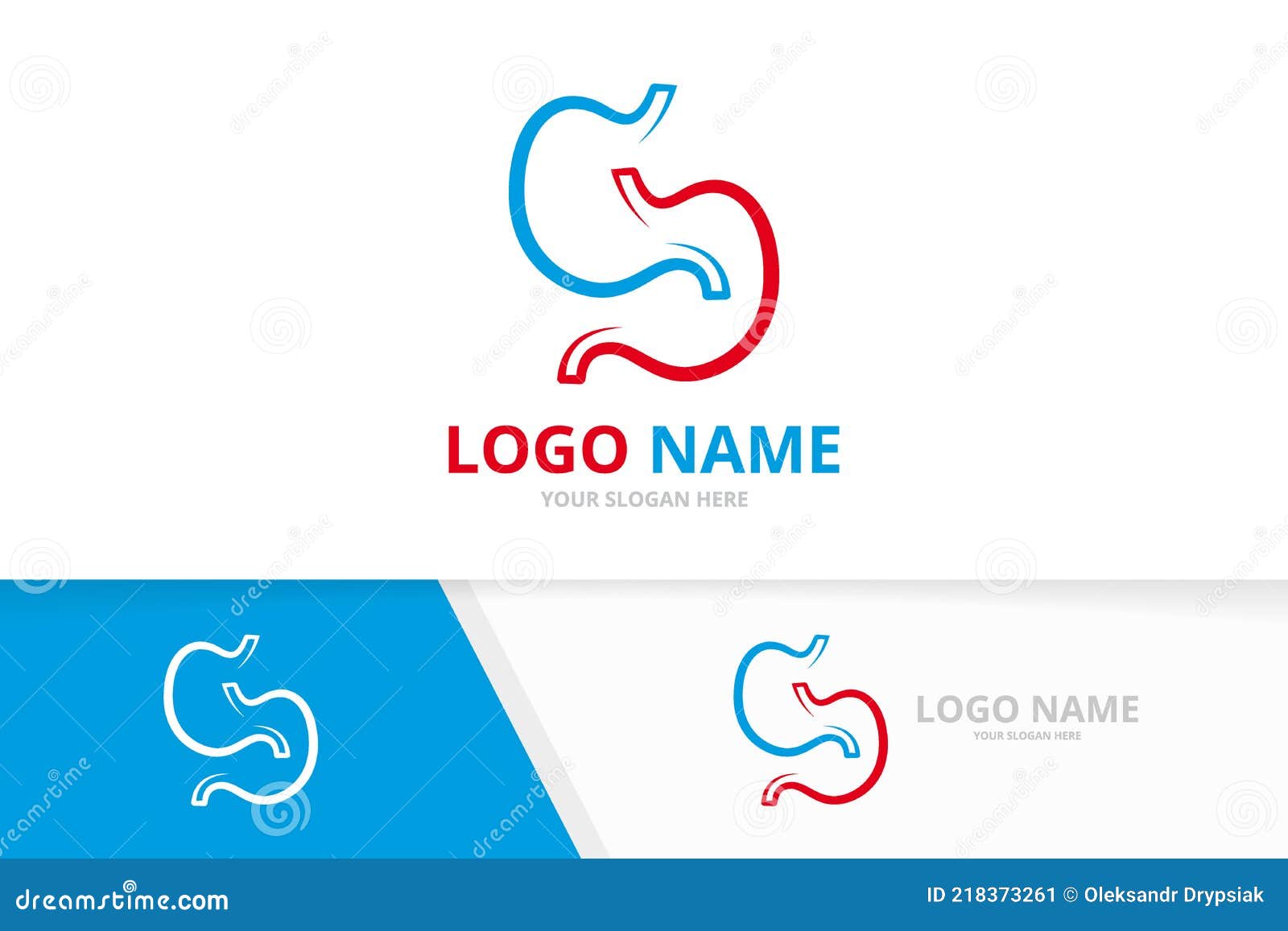 Creative Stomach Logotype Design Template. Stomach Logo Vector Template ...