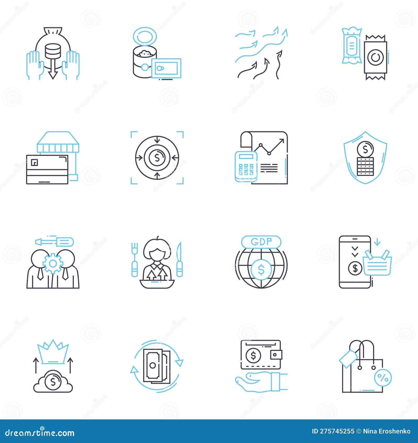 Creative Strategy Linear Icons Set. Innovation, Ideation, Brainstorming ...