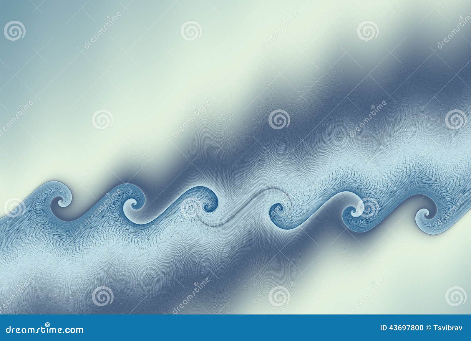 Creative Stylized Wave Pattern Stock Illustration - Illustration of ...