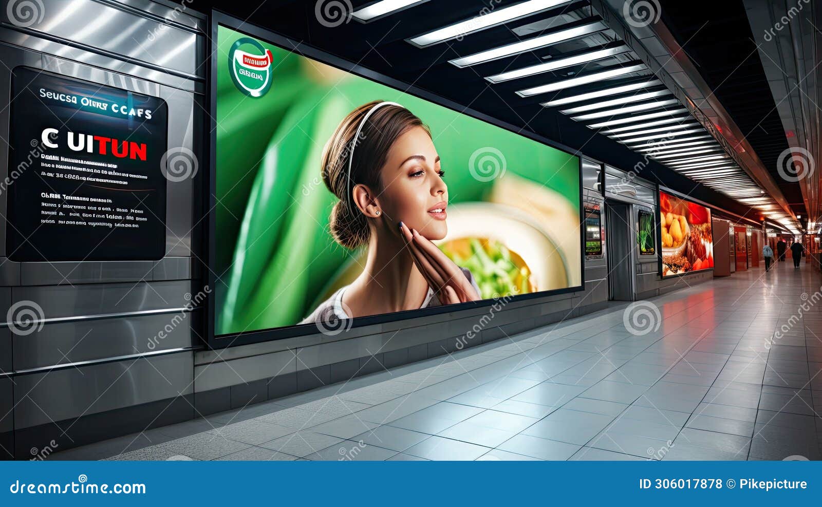 Creative Subway Ad Template Stock Illustration - Illustration of ...