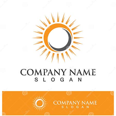Creative Sun Concept Logo Illustration Stock Vector - Illustration of ...