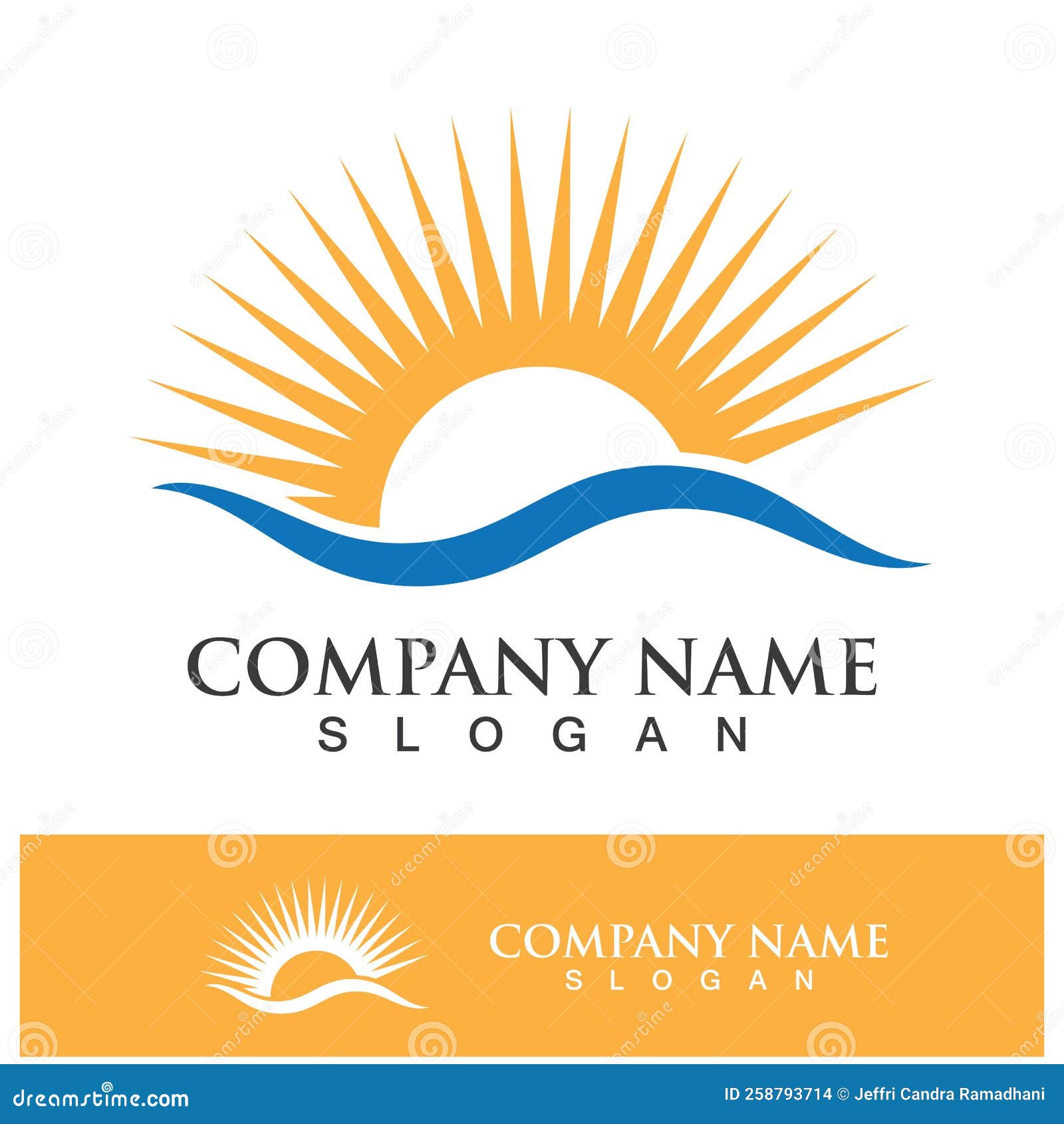 Creative Sun Concept Logo Illustration Stock Vector - Illustration of ...
