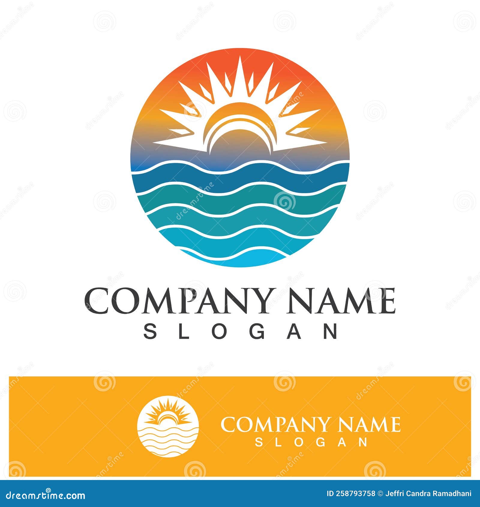 Creative Sun Concept Logo Illustration Stock Vector - Illustration of ...