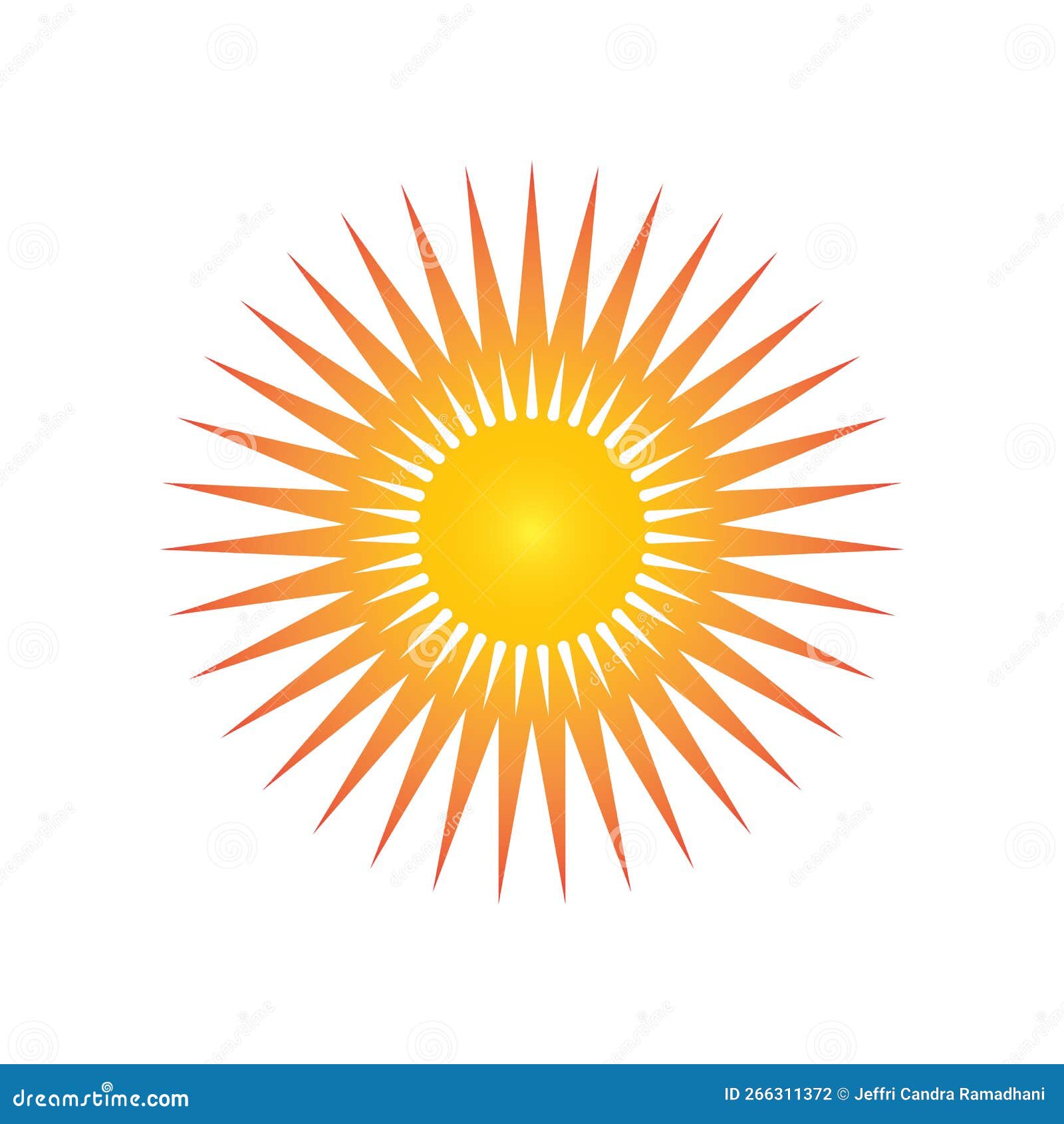 Creative Sun Concept Logo Illustration Stock Vector - Illustration of ...
