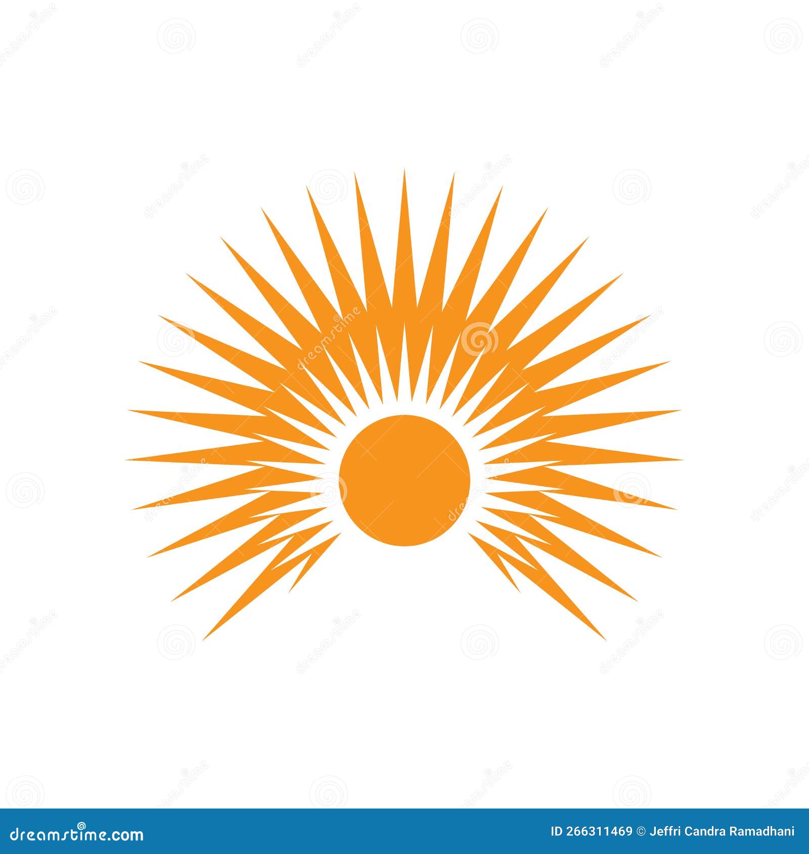 Creative Sun Concept Logo Illustration Stock Vector - Illustration of ...