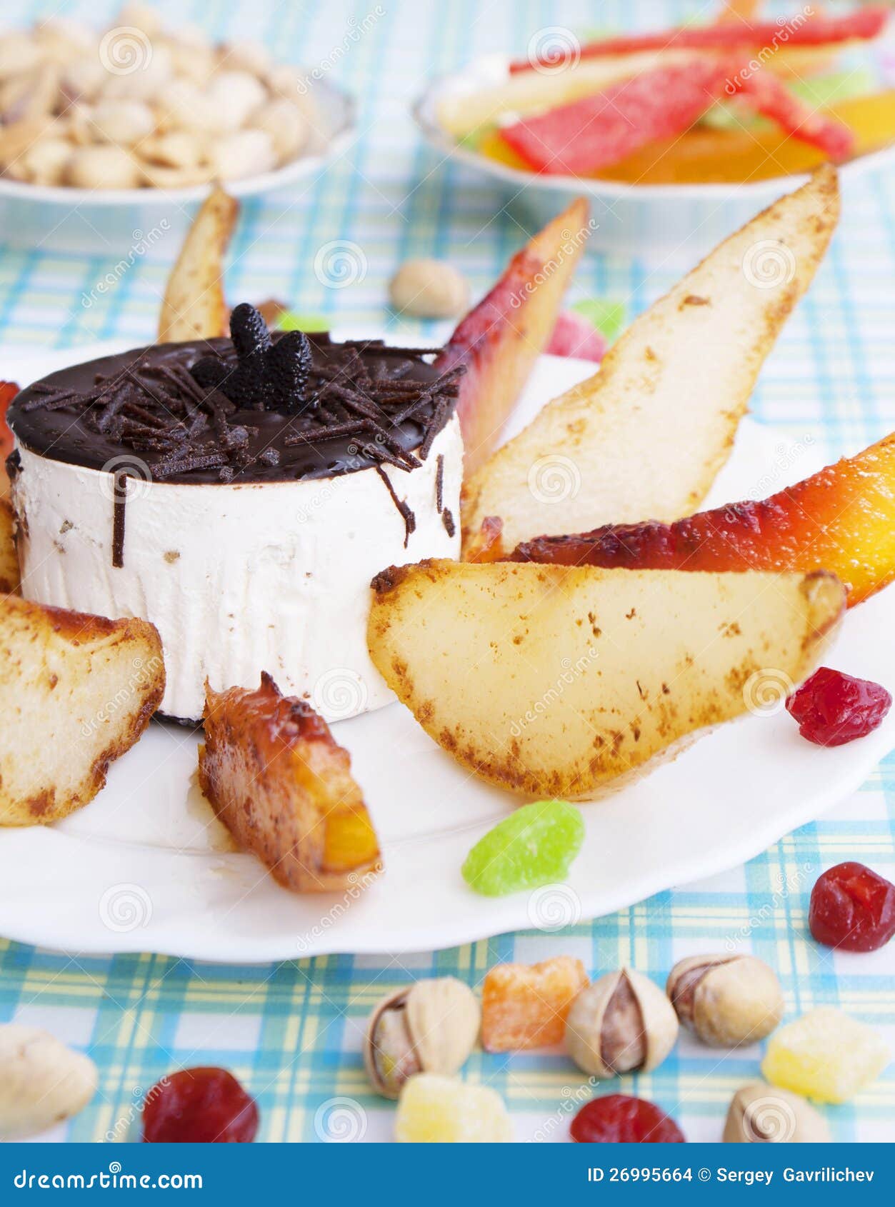 Creative sweet dessert stock photo. Image of decorated - 26995664