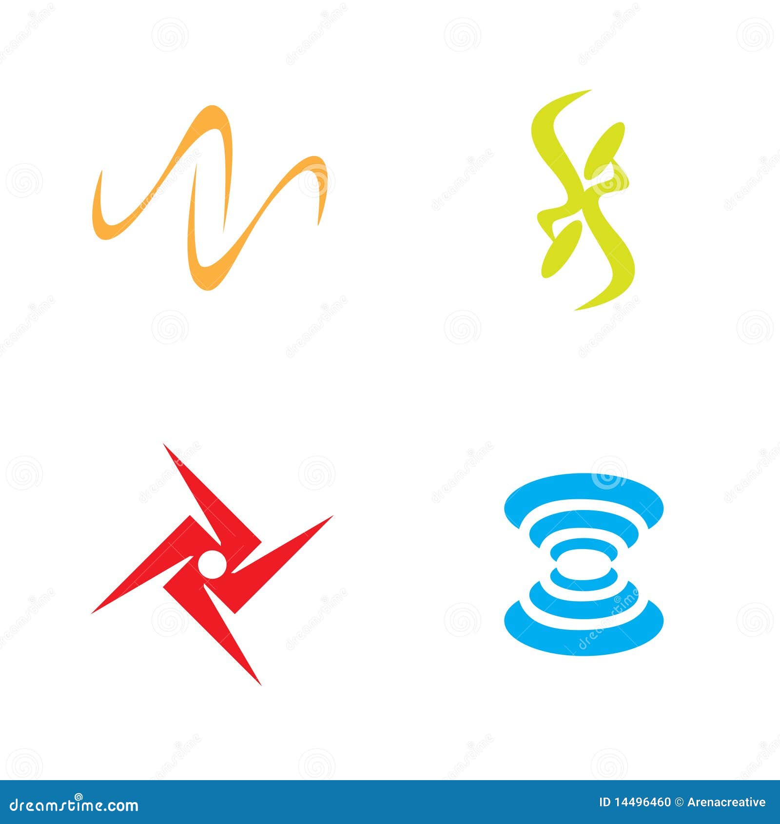 Creative Symbols Collection Stock Illustration - Illustration of icons ...