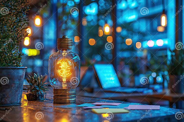 Creative Synergy Team Brainstorming with Sticky Notes and Whiteboards ...