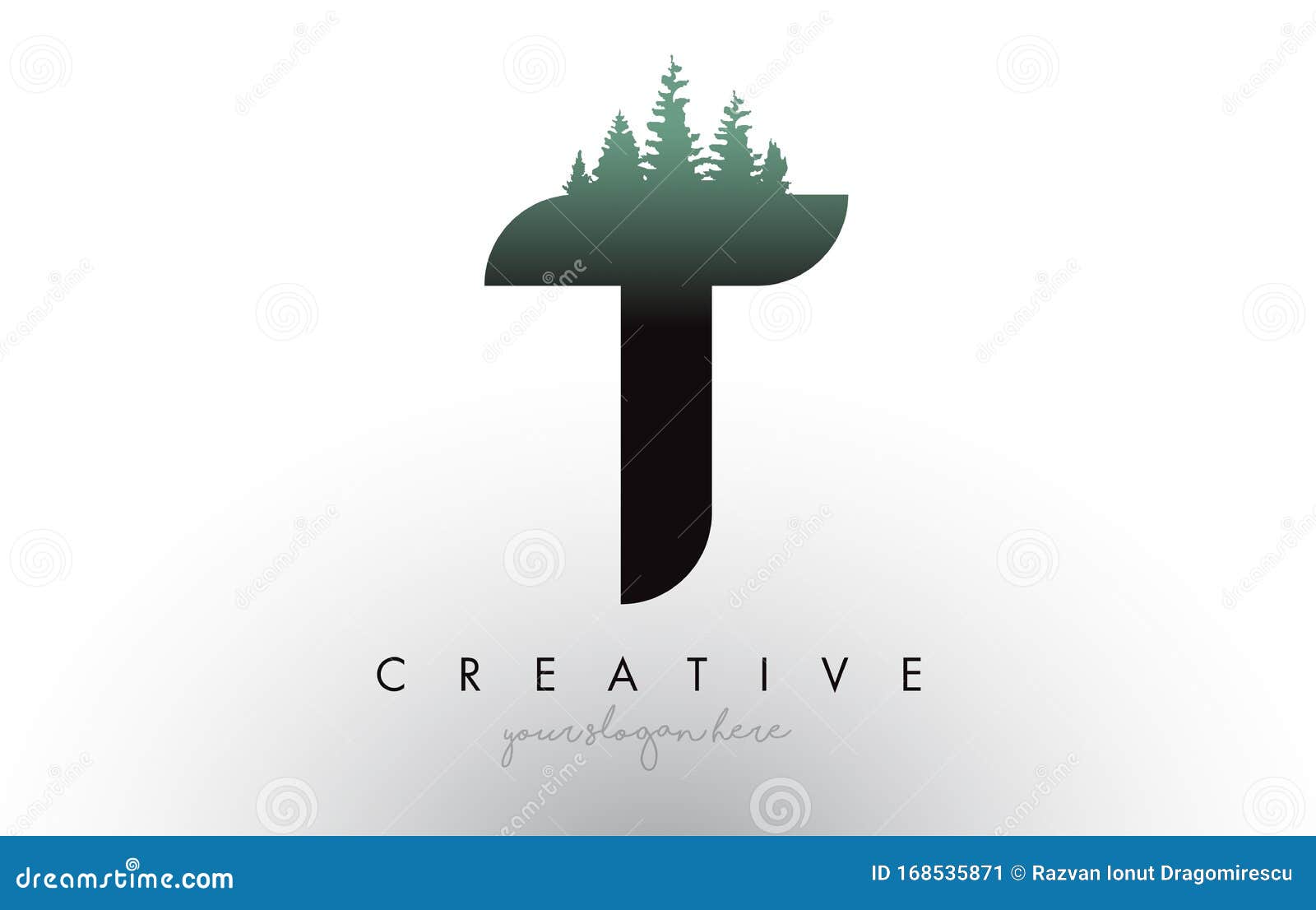 Letter N Tree Leaf Logo With Green Trees That Grow Rapidly For All Your ...