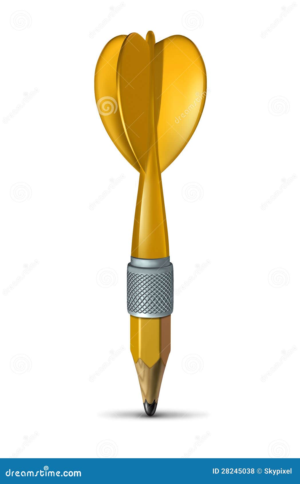 Creative Target stock illustration. Illustration of thinking - 28245038