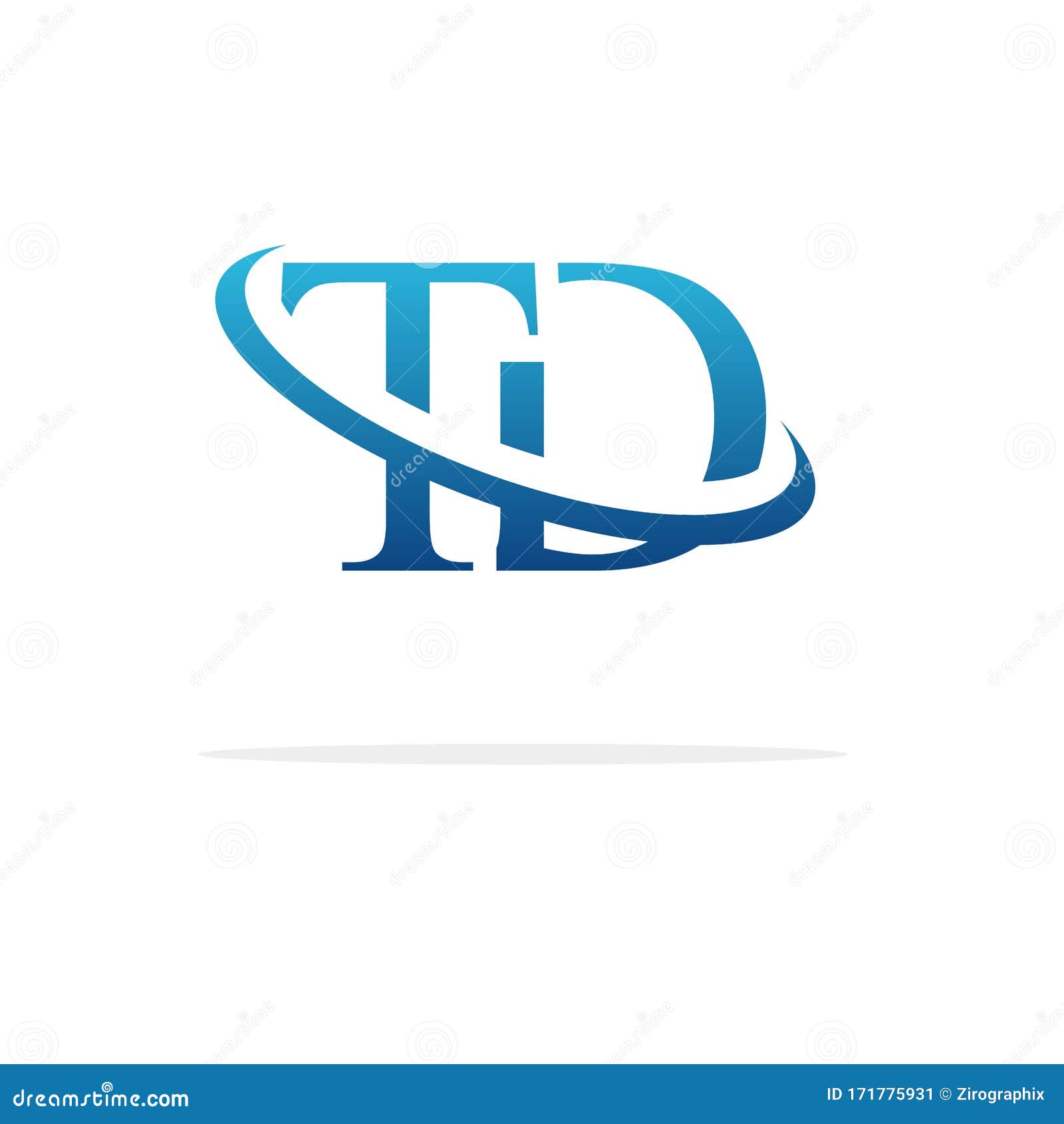 Creative TD Logo Icon Design Stock Vector - Illustration of white ...