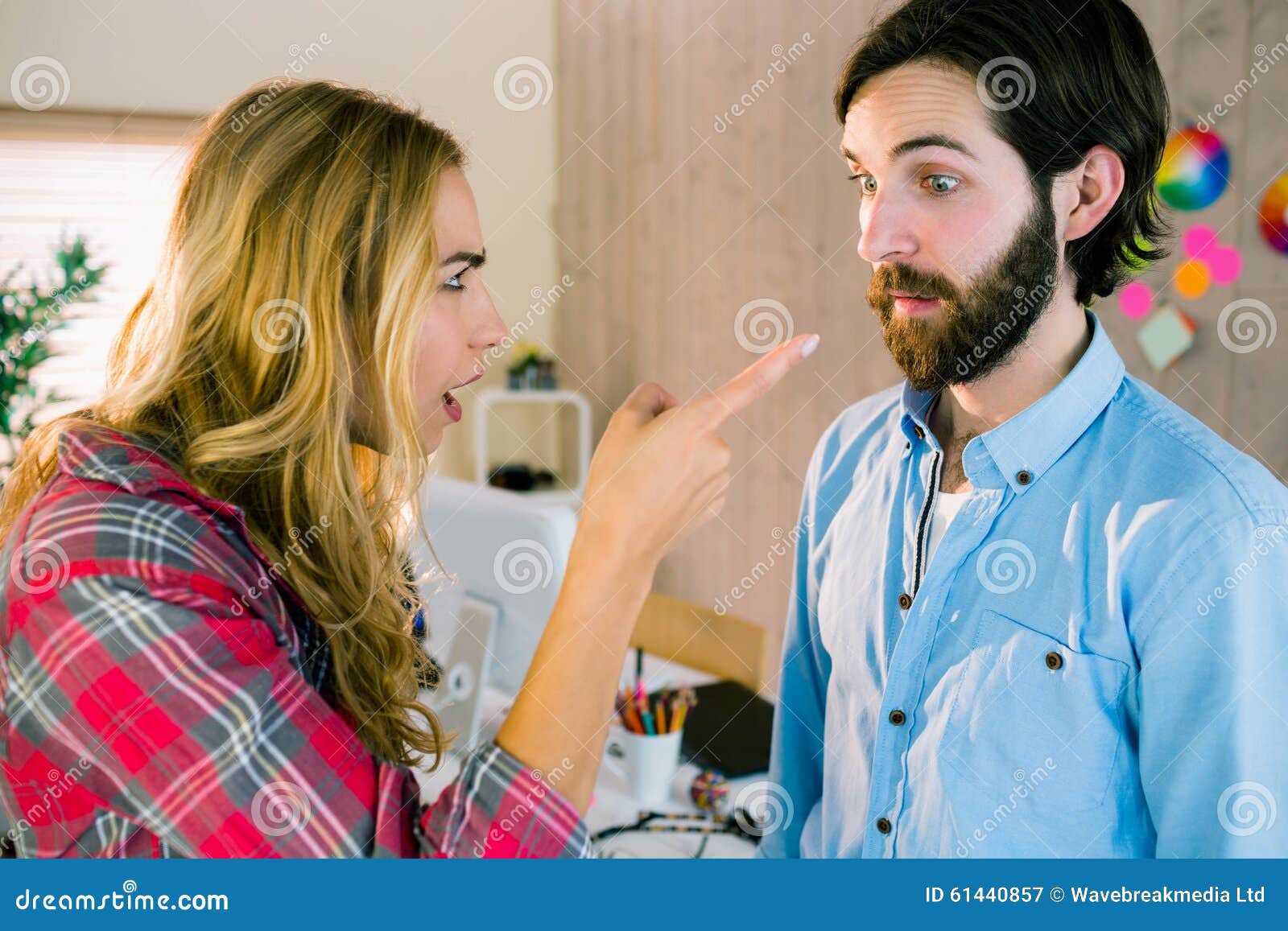 Creative team arguing stock image. Image of occupation - 61440857