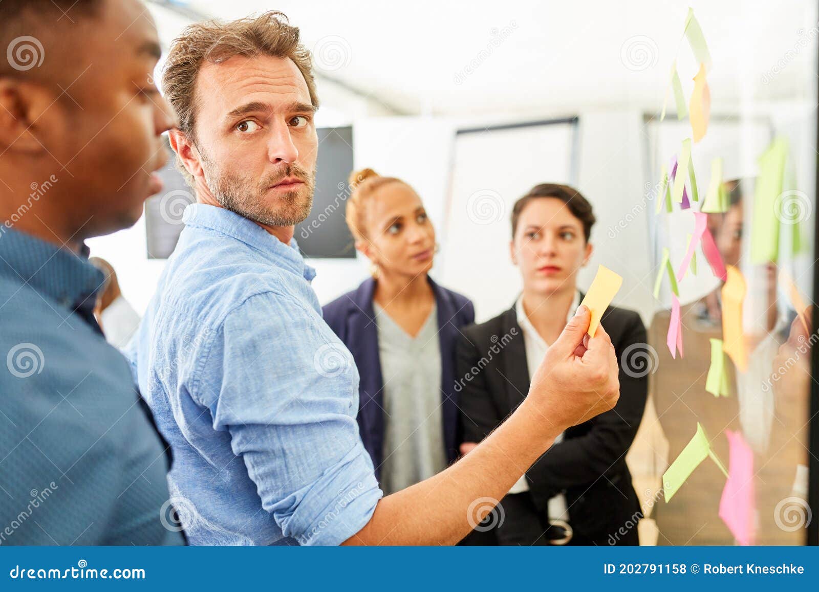 Creative Team in a Brainstorming Workshop Stock Photo - Image of ...