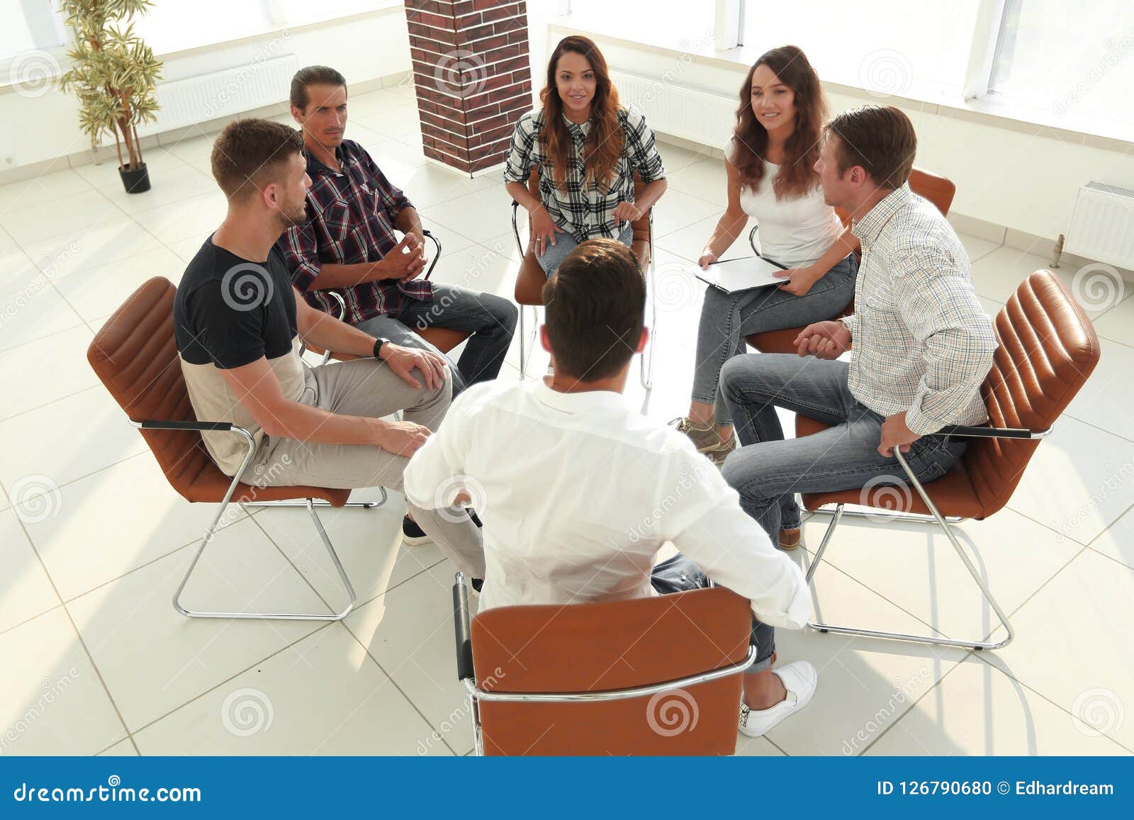 Creative Team is Conducting the Workshop Stock Photo - Image of ...