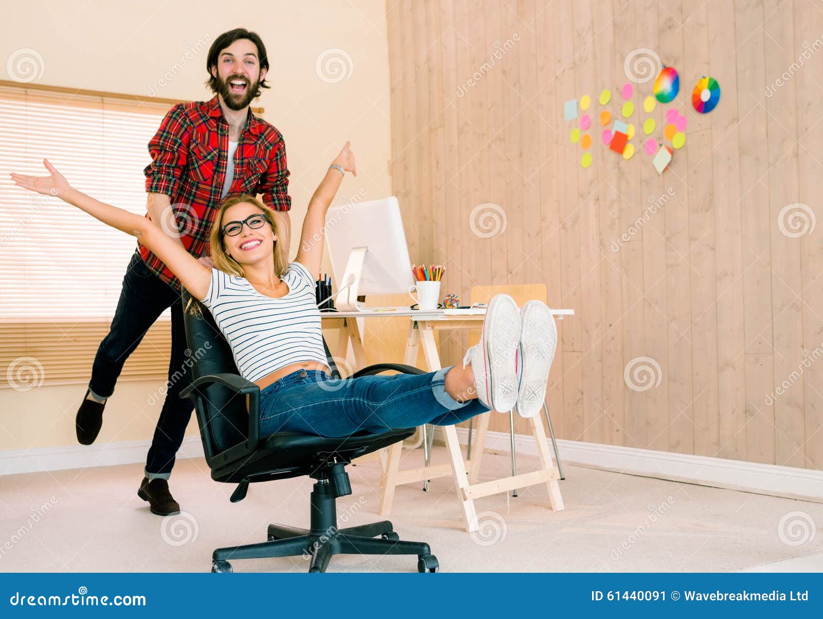 Creative Team Having Fun Together Stock Image - Image of career ...