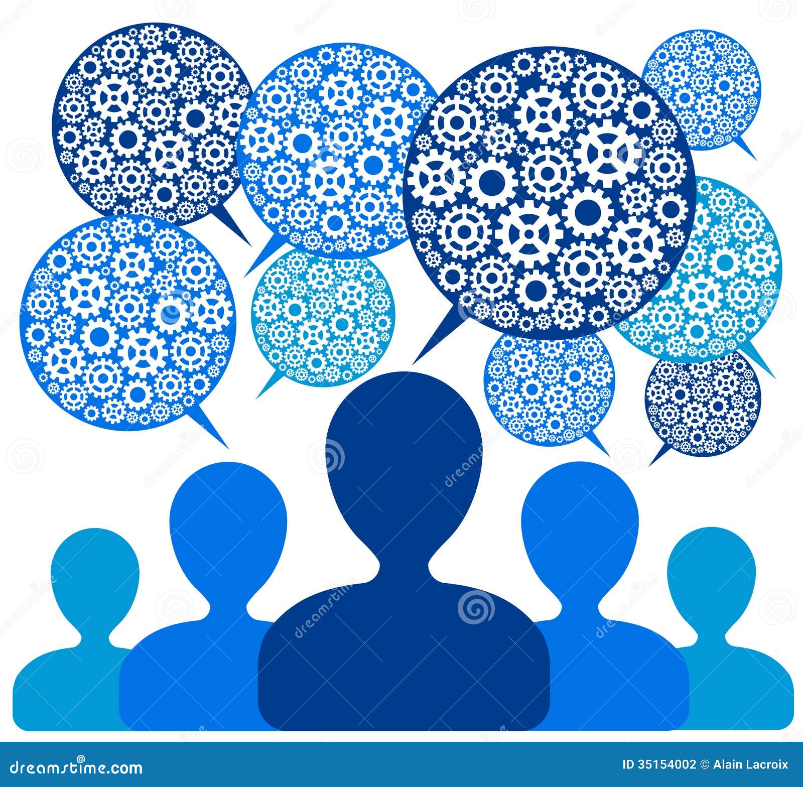 Creative team stock illustration. Illustration of creativity - 35154002