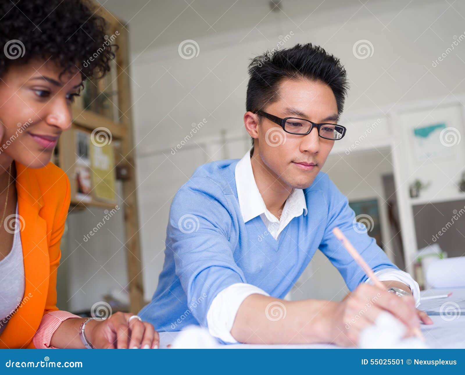 Creative team at work stock image. Image of lifestyle - 55025501