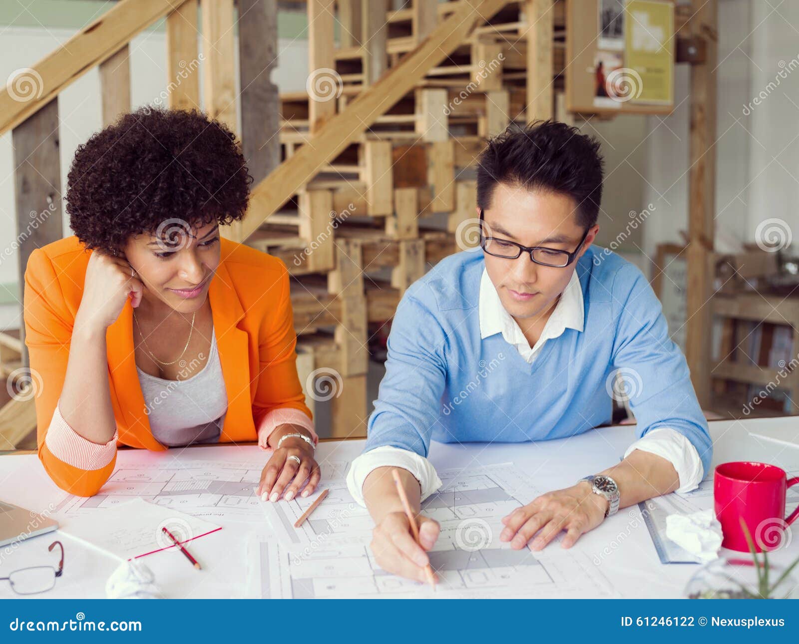 Creative team at work stock photo. Image of lifestyle - 61246122