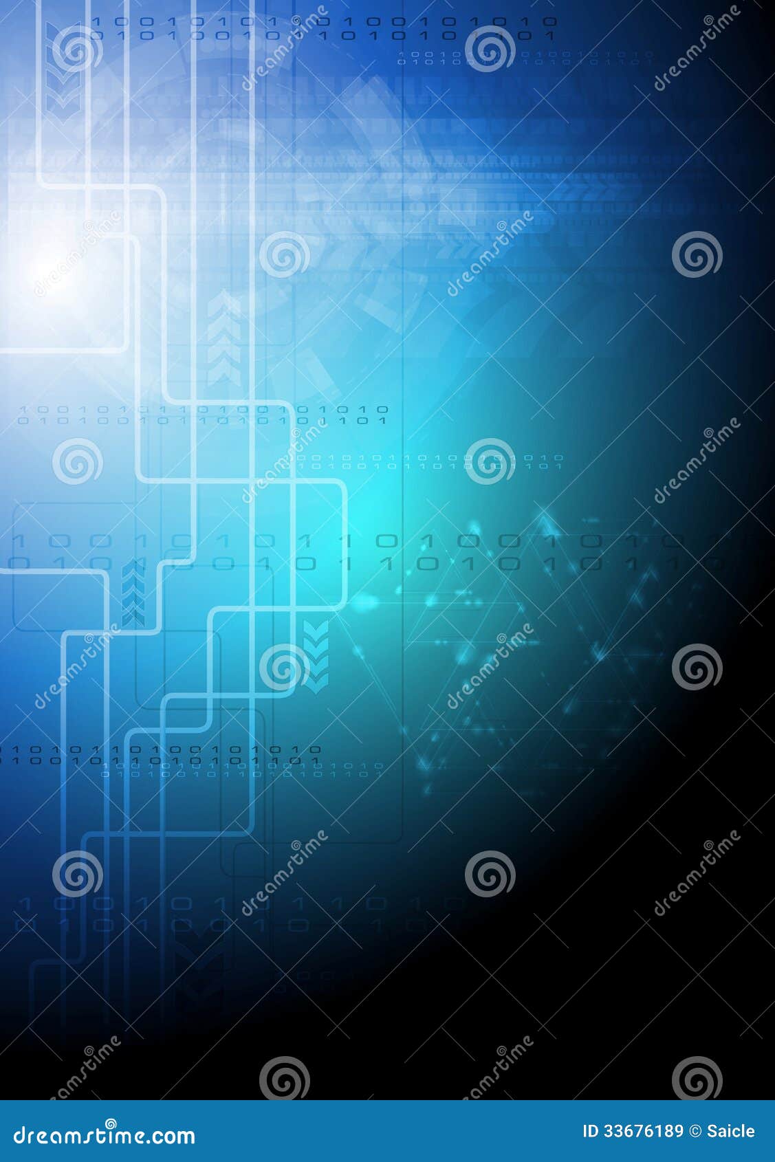 Creative Technology Abstract Backdrop Stock Vector - Illustration of ...