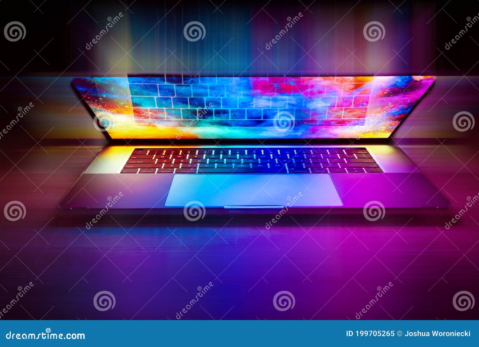 Creative Technology Color Explosion Burst in Laptop Notebook Computer ...