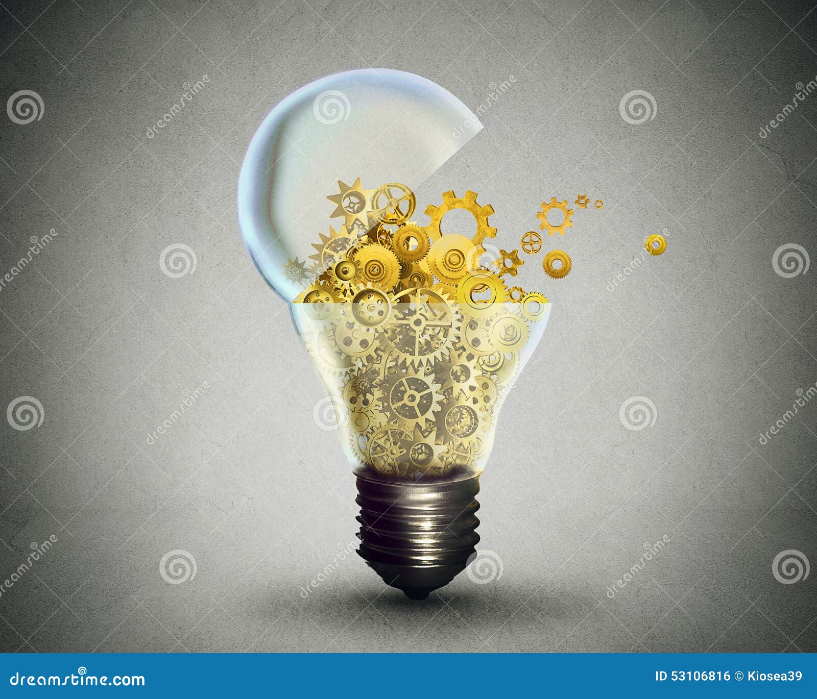 Creative Technology Communication Concept Lightbulb with Gears Stock ... Creative Technology Communication Concept Lightbulb with Gears Stock ...