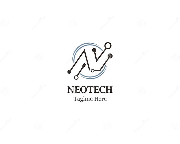 Creative Technology,computer, Data and Innovation Logo Design Stock ...