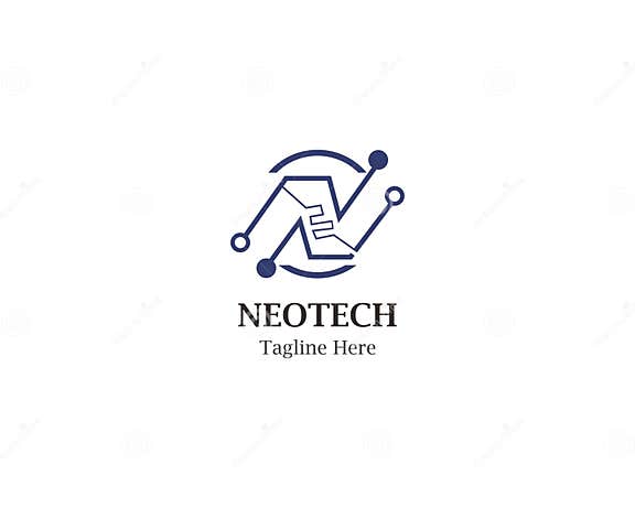 Creative Technology,computer, Data and Innovation Logo Design Stock ...