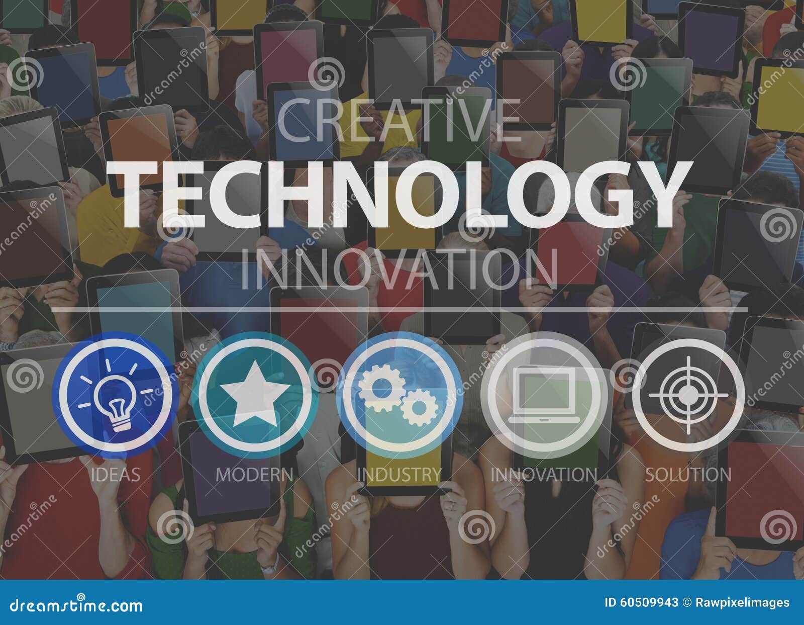 Creative Technology Innovation Media Digital Concept Stock Image ...