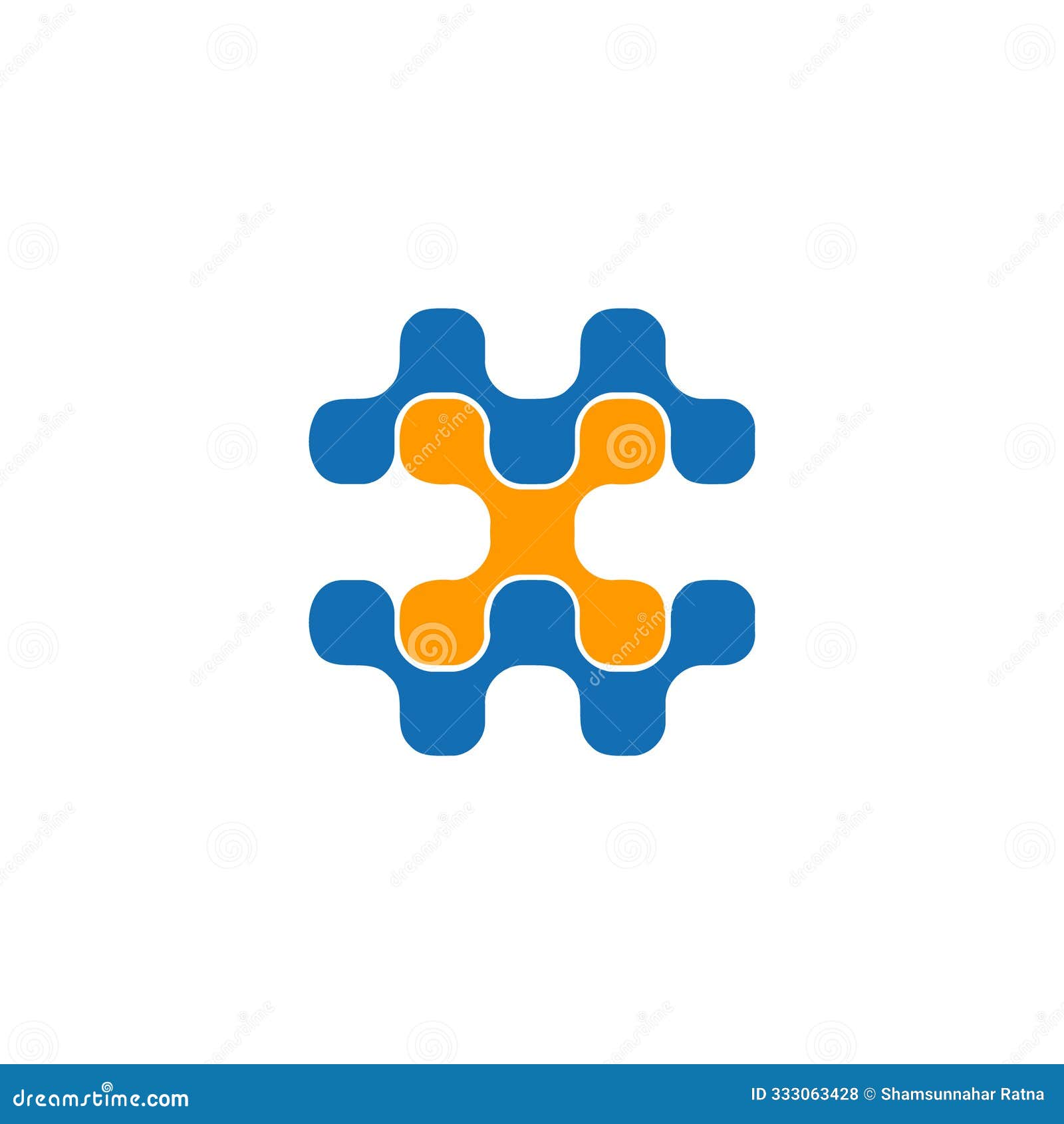 Creative Technology Solution Cell Logo Design Stock Illustration ...