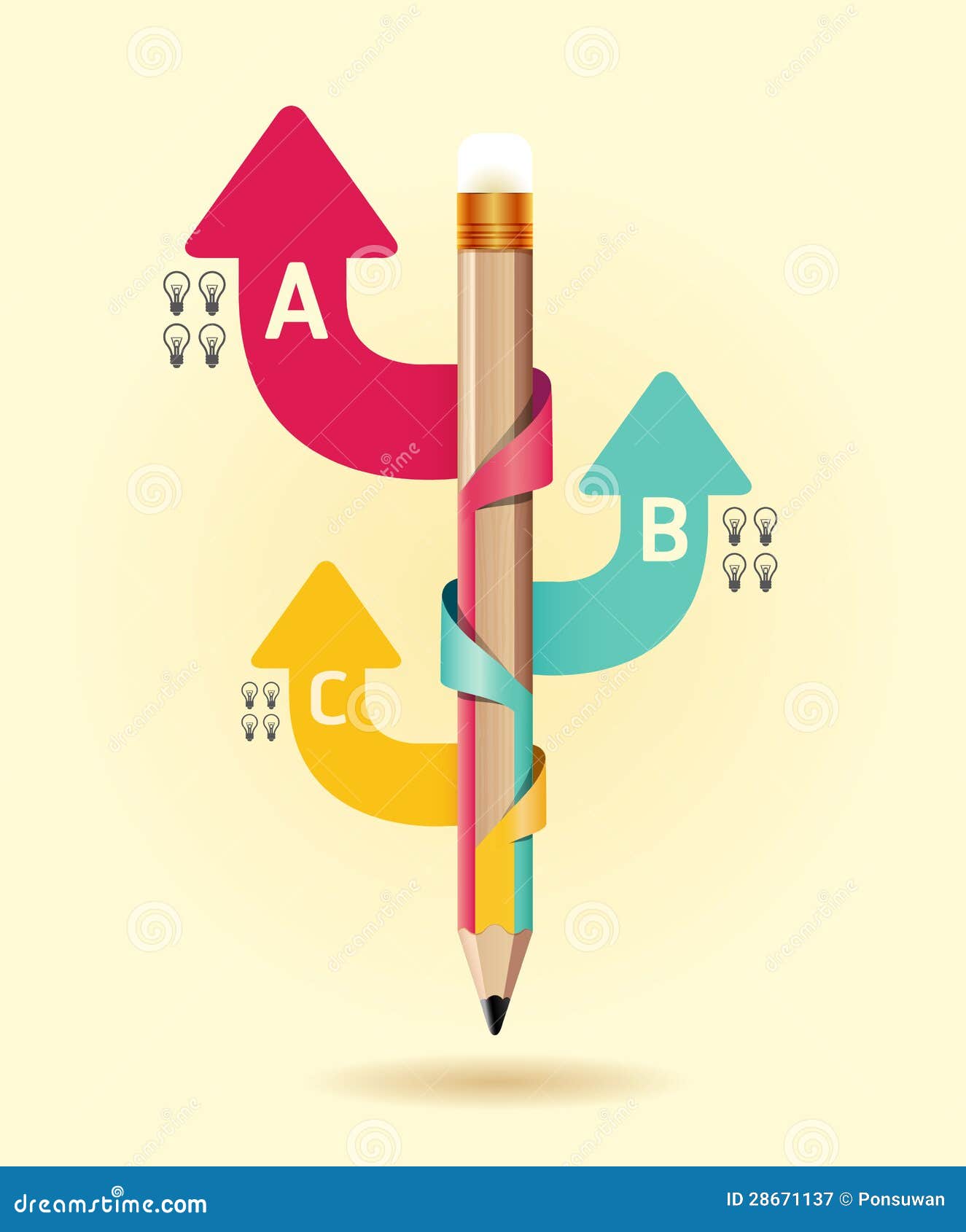 3D Arrow Banner Callouts Vector Illustration | CartoonDealer.com #34224170