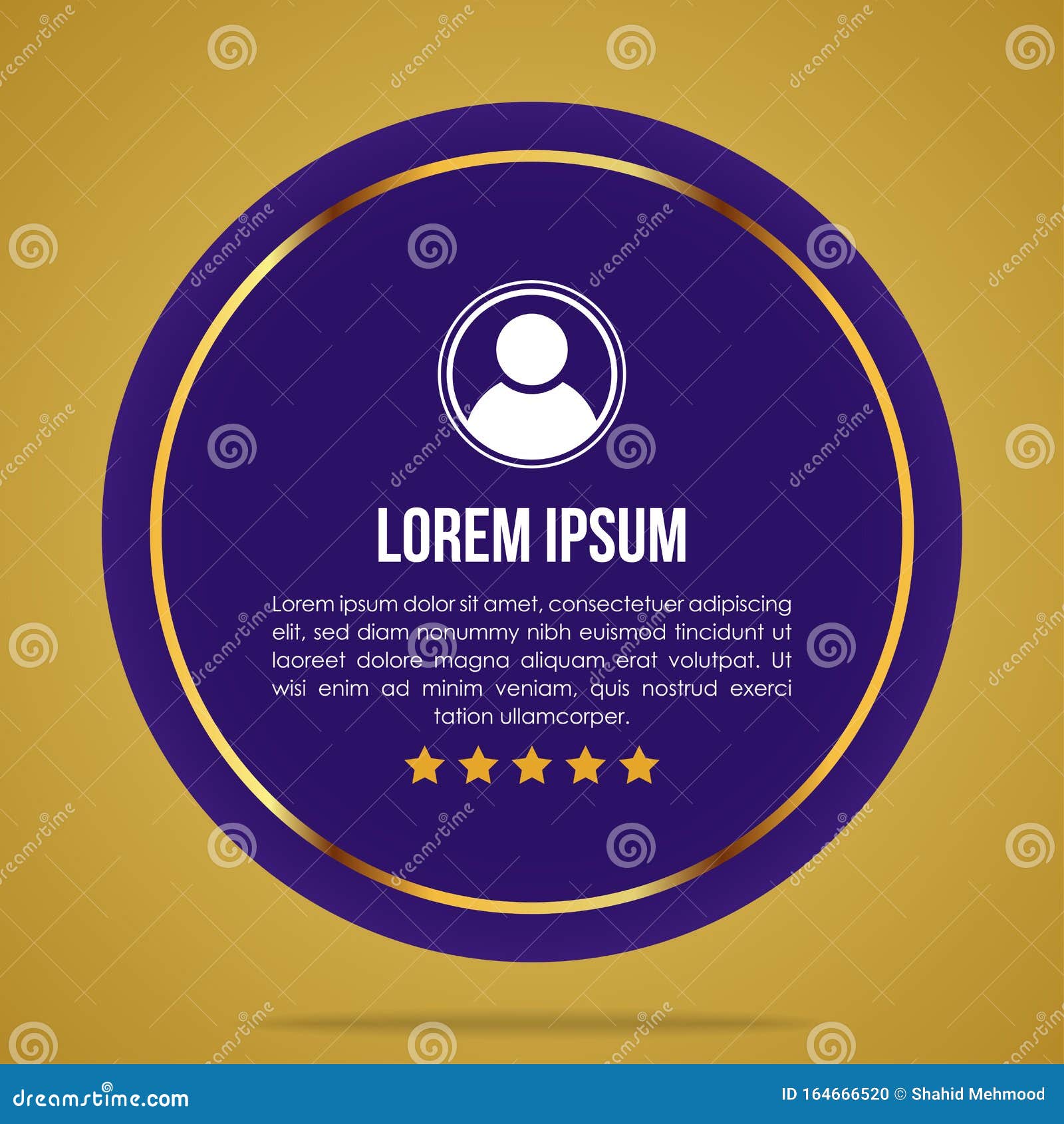 Creative Testimonials Template with Different Shapes. Testimonial ...