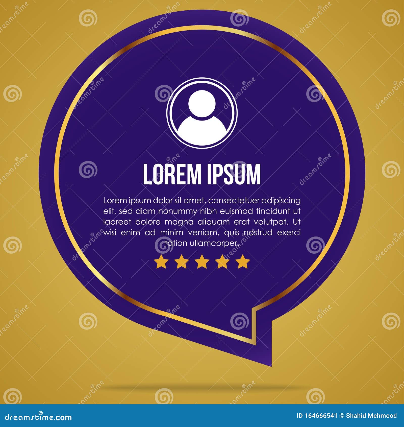 Creative Testimonials Template with Different Shapes. Testimonial ...