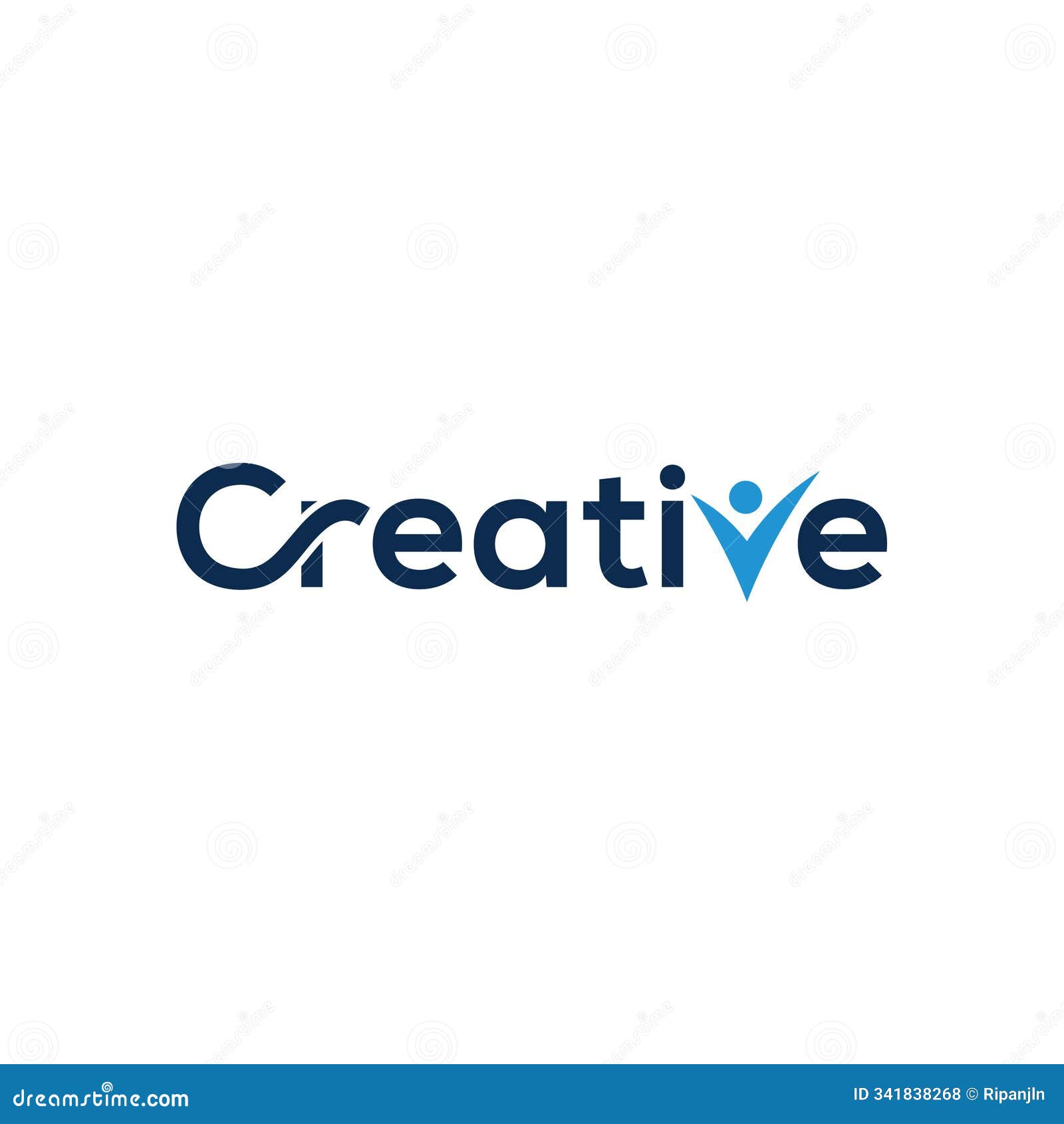 Creative Text Logo, Typography Font Creative Design Vector Stock ...