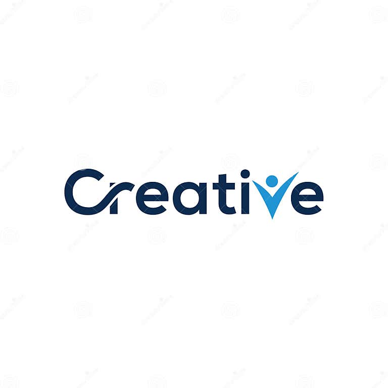 Creative Text Logo, Typography Font Creative Design Vector Stock ...