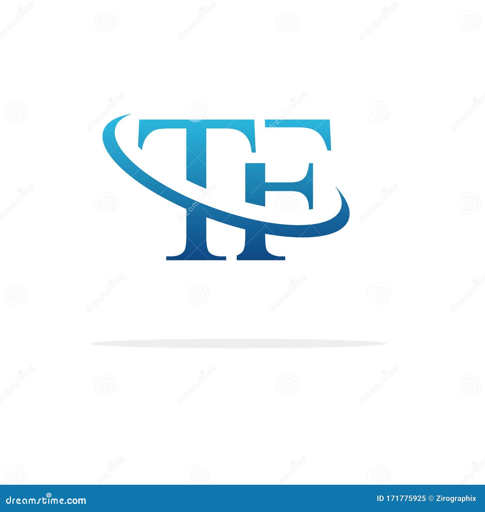 Creative TF Logo Icon Design Stock Vector - Illustration of clean ...