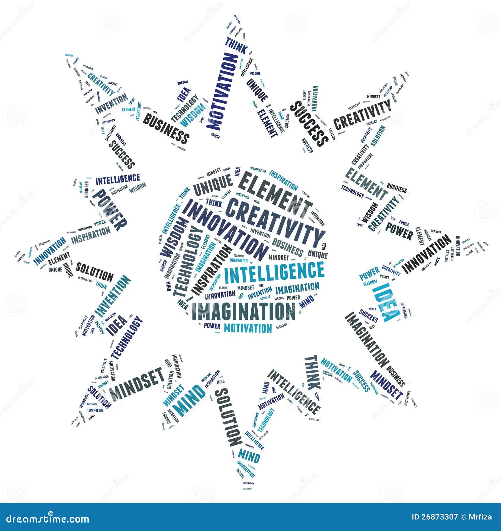 Creative thinking stock illustration. Illustration of person - 26873307