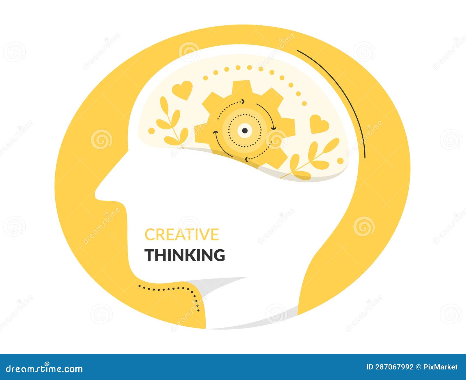 Creative Thinking stock illustration. Illustration of creative - 287067992