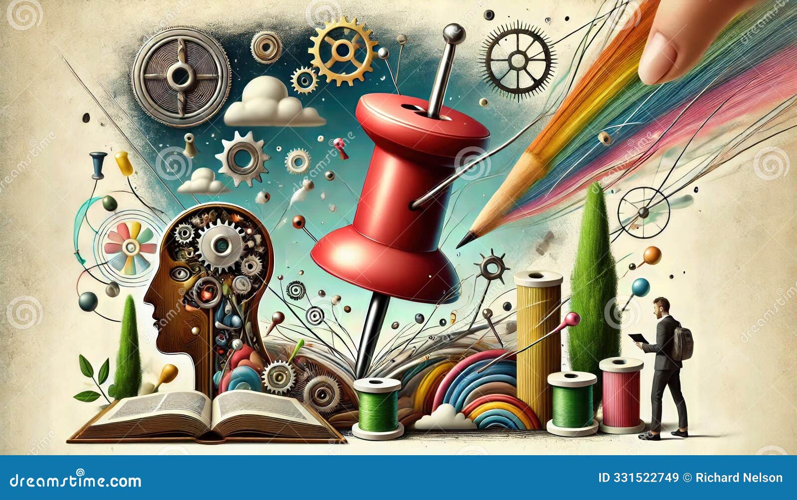Creative Thinking Concept Illustration Stock Illustration ...