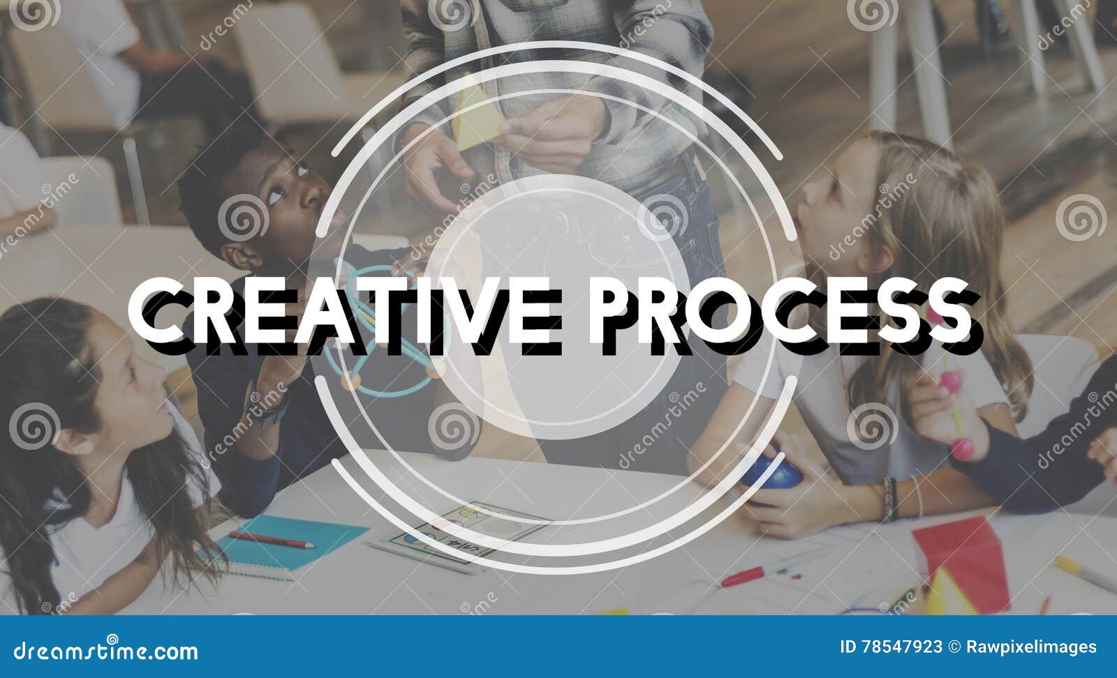 Creative Thinking Creativity Create Process Concept Stock Image - Image ...