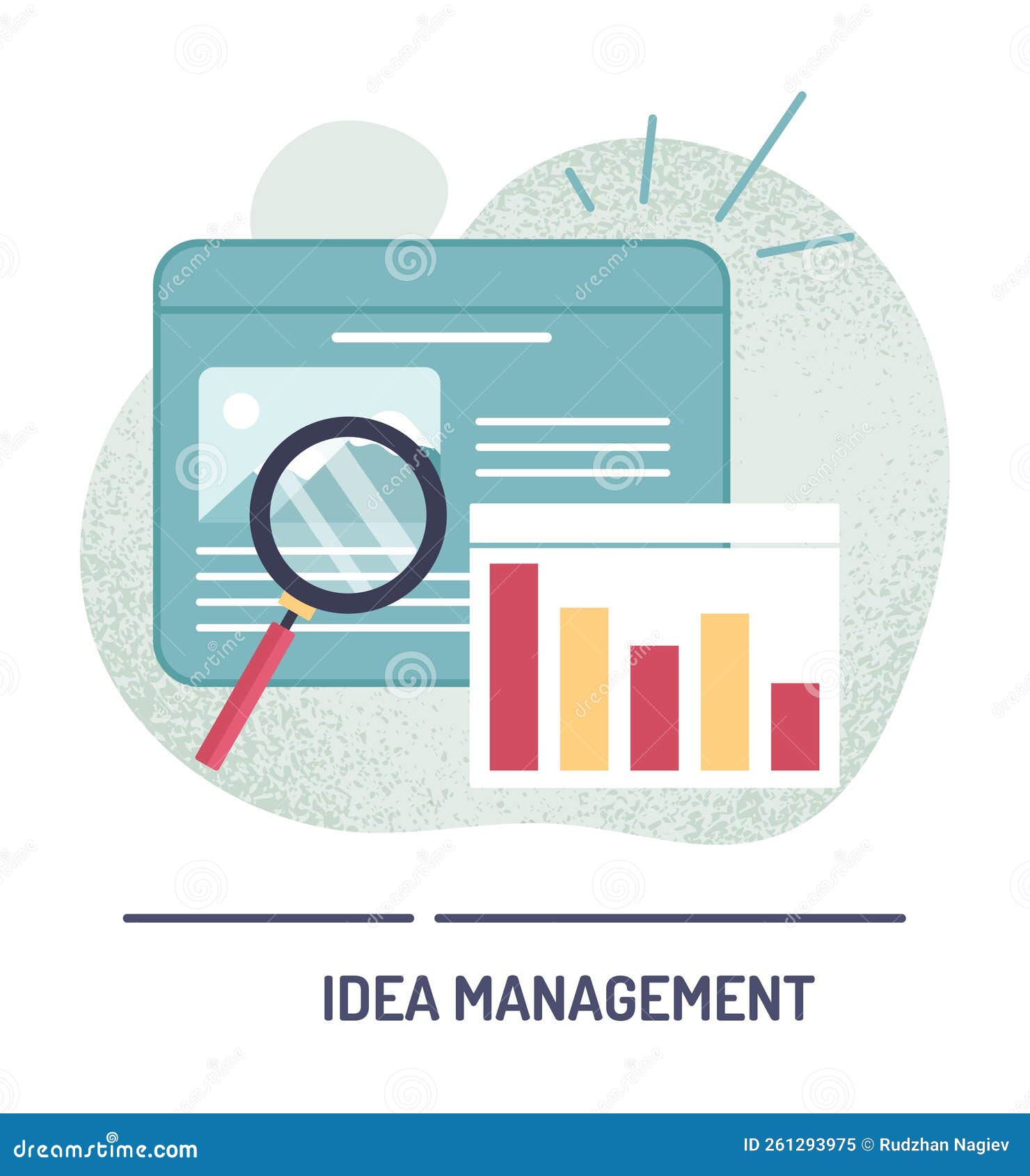 Creative Thinking and Idea Management Stock Vector - Illustration of ...
