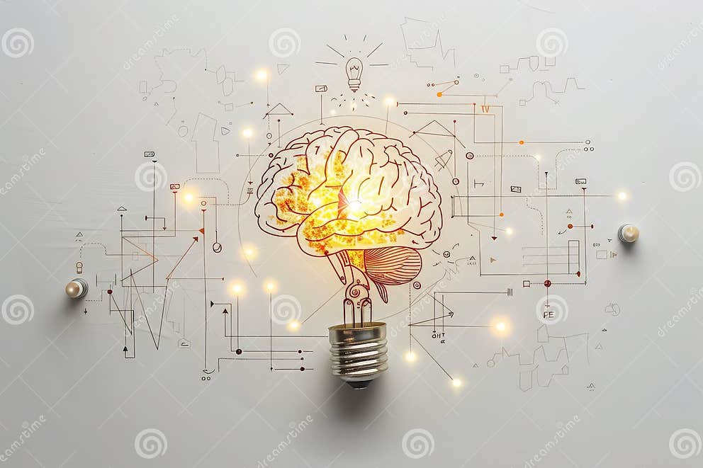 Creative Thinking Ideas and Innovation Concept with Lightbulb and ...