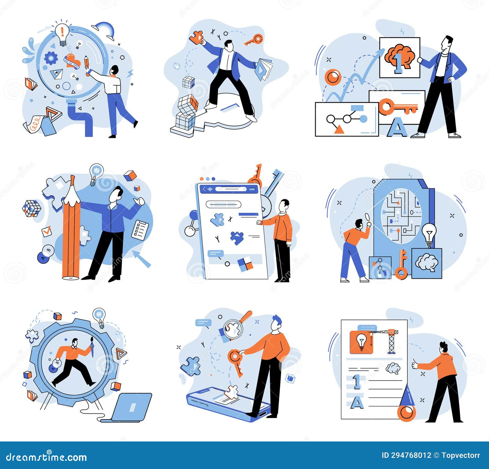 Creative Thinking. Intelligence, Like Brilliant Star in Night Sky ...