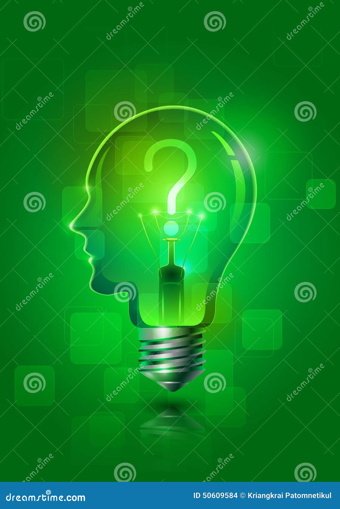 Creative Thinking Light Bulb Stock Vector - Illustration of printed ...