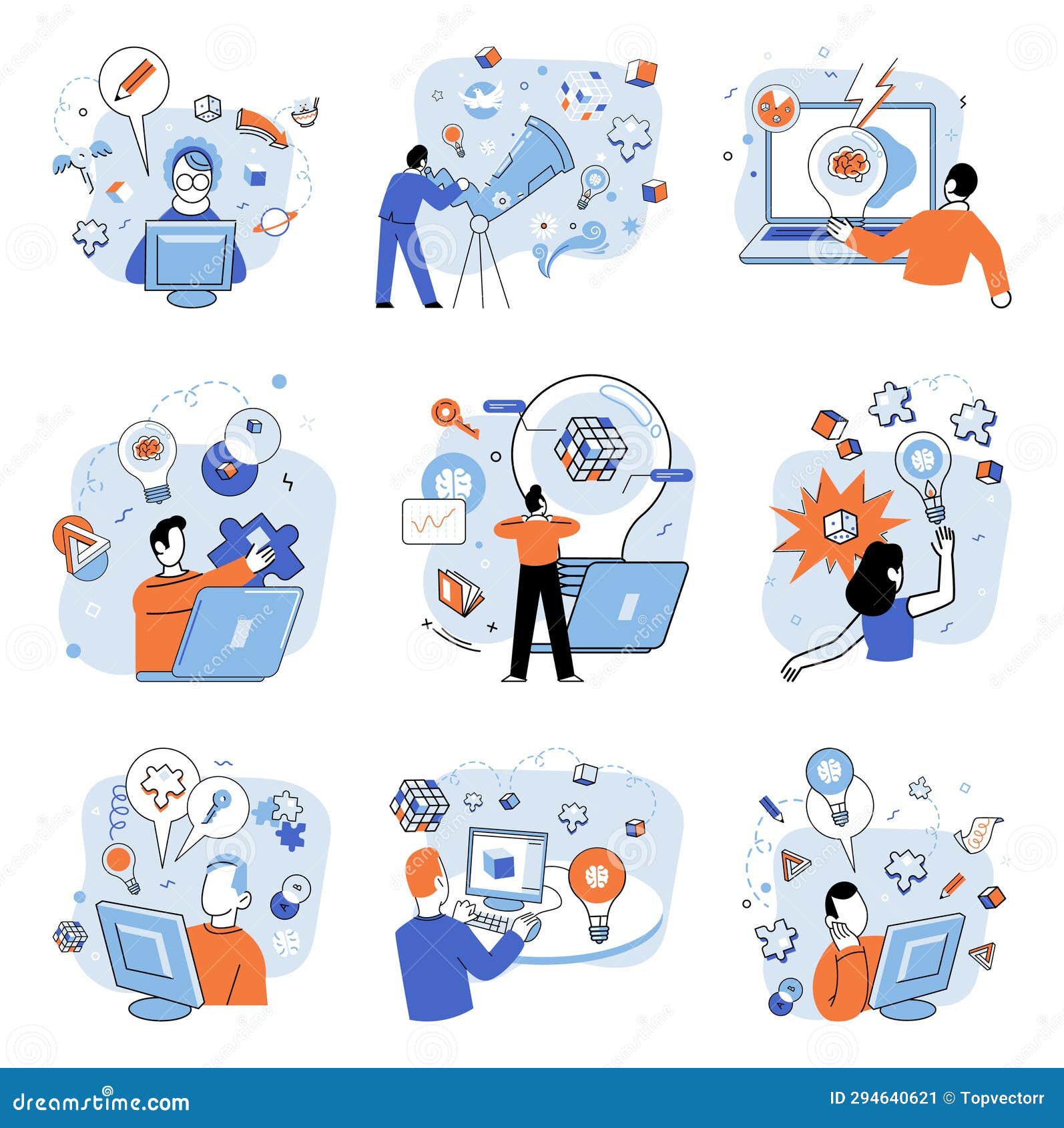 Creative Thinking. it is Map Charts Course, Navigating through ...